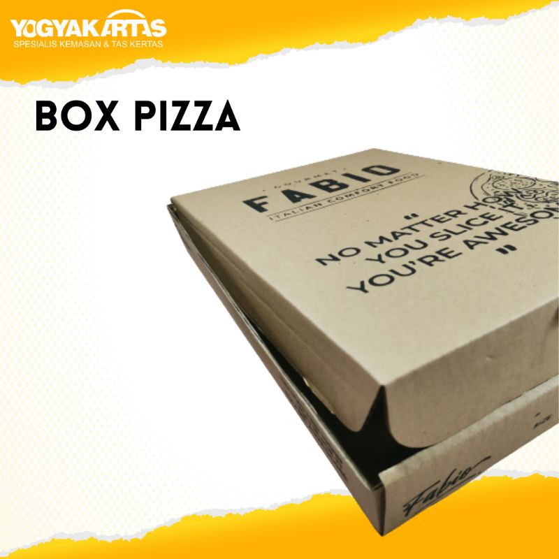 Jual Box Pizza / Box Karton / Kardus Pizza Coklat | Shopee Indonesia