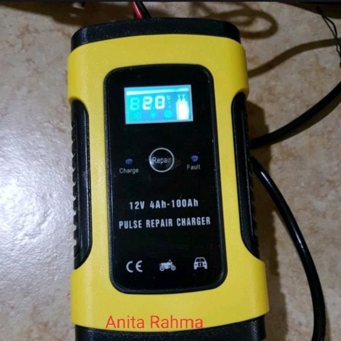 Jual Cas Setrum Aki Charger Aki Mobil Motor 6A 12V Venus Otomatis ...