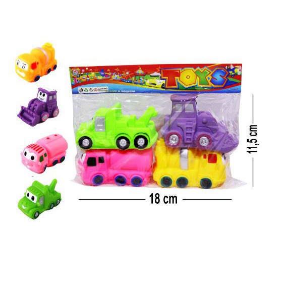 Jual D0183 DINASTI MAINAN VINIL TRUK KONTRUKSI ENCIT MAINAN ANAK BEBEK ...
