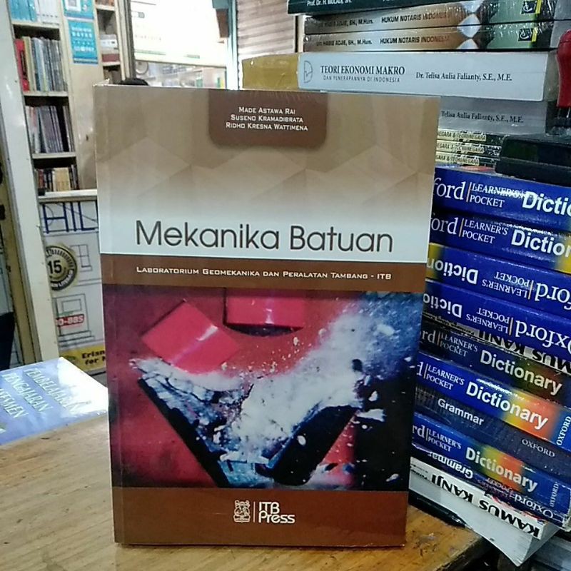 Jual buku original mekanika batuan laboratorium geomekanika dan ...