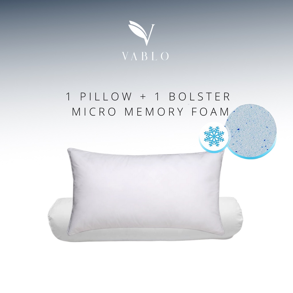 Jual Vablo premier bantal dan guling memory foam micro - bonus tas ...