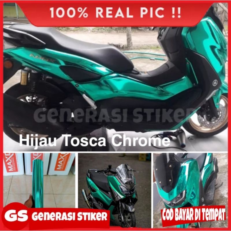 Jual Stiker Skotlet Motor Tosca Metalik Chrome | Shopee Indonesia