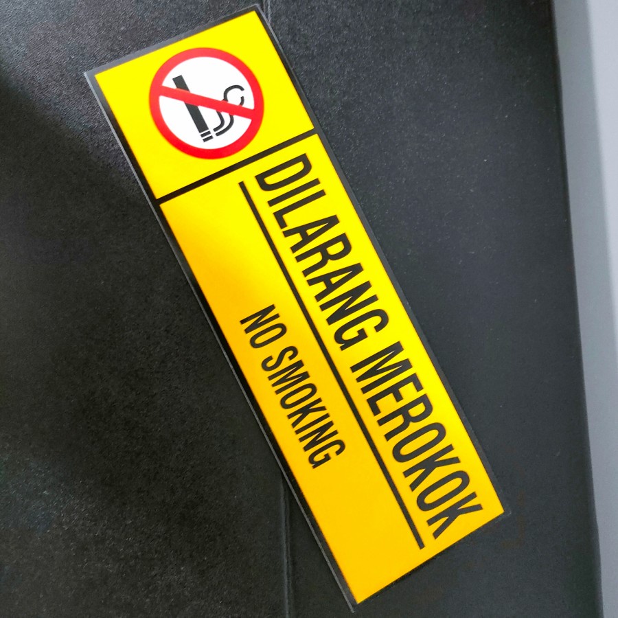 Jual STIKER DILARANG MEROKOK - STICKER NO SMOKING | Shopee Indonesia