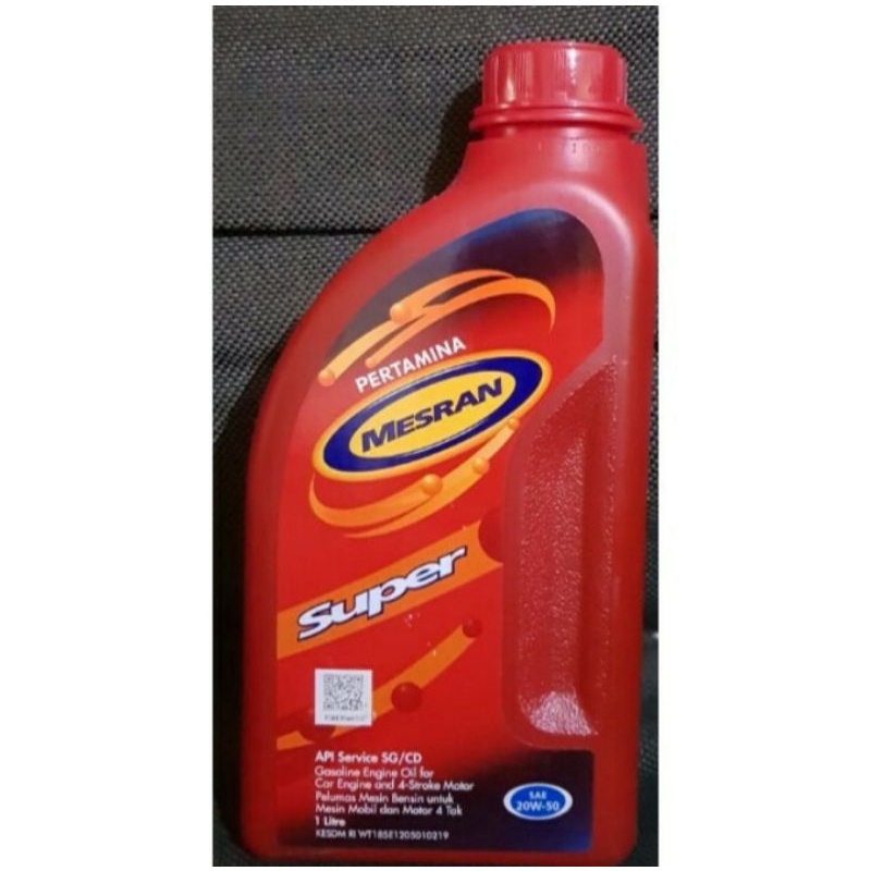Jual Pertamina Mesran Super 20W-50 1L | Shopee Indonesia