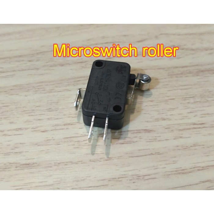 Jual Microswitch Roller roda plate Pendek mikroswit micro switch | Shopee Indonesia