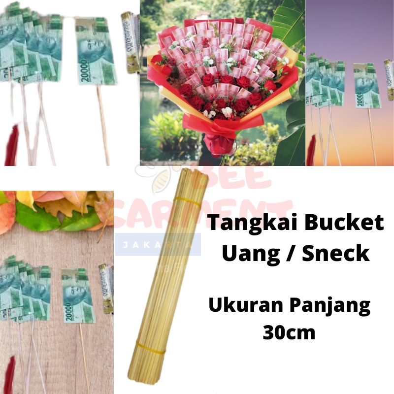 Jual Tangkai Bucket Uang Tusuk Bucket Uang Lidi Tangkai Bucket Snack ...