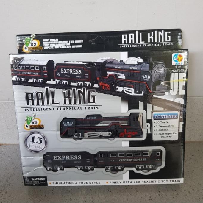 Jual rail king track kereta api - mainan set kereta api lokomotif ...
