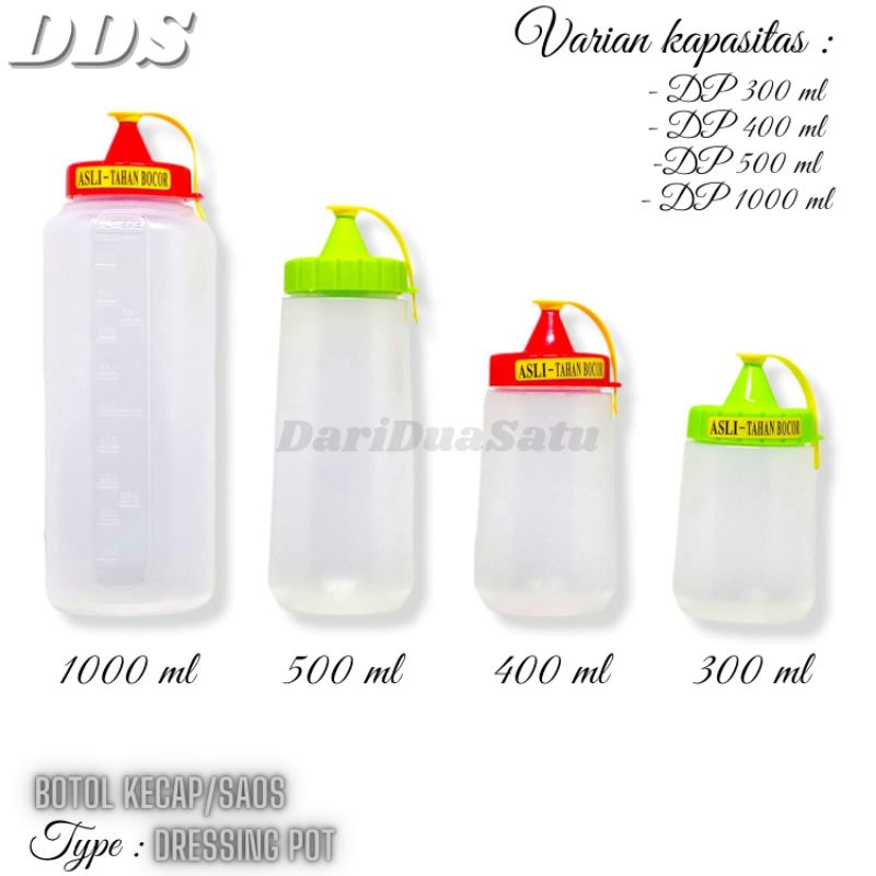 Jual Botol kecap Botol Saos Botol Mayonaise OWL PLAST 300 400 500 ...