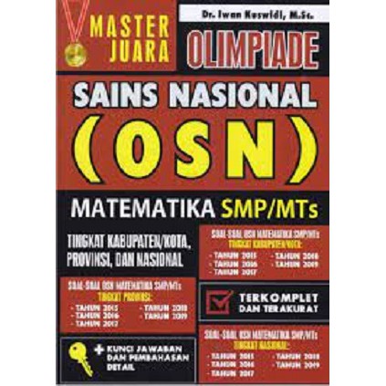 Jual Buku Master Juara Olimpiade Sains Nasional (OSN) Matematika SMP/MTs | Shopee Indonesia