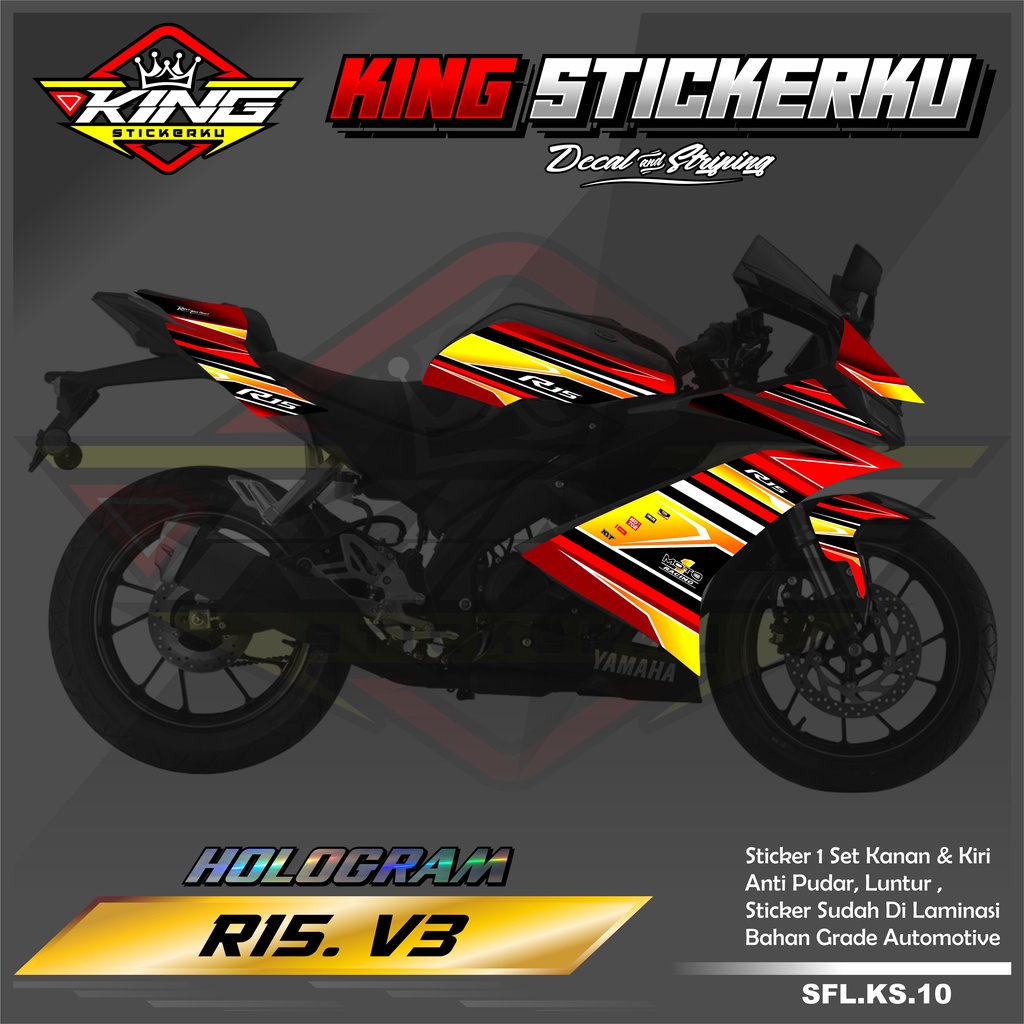 Jual Stiker Striping R15 V3 - Decal Sticker Striping R15 V3 Premium ...