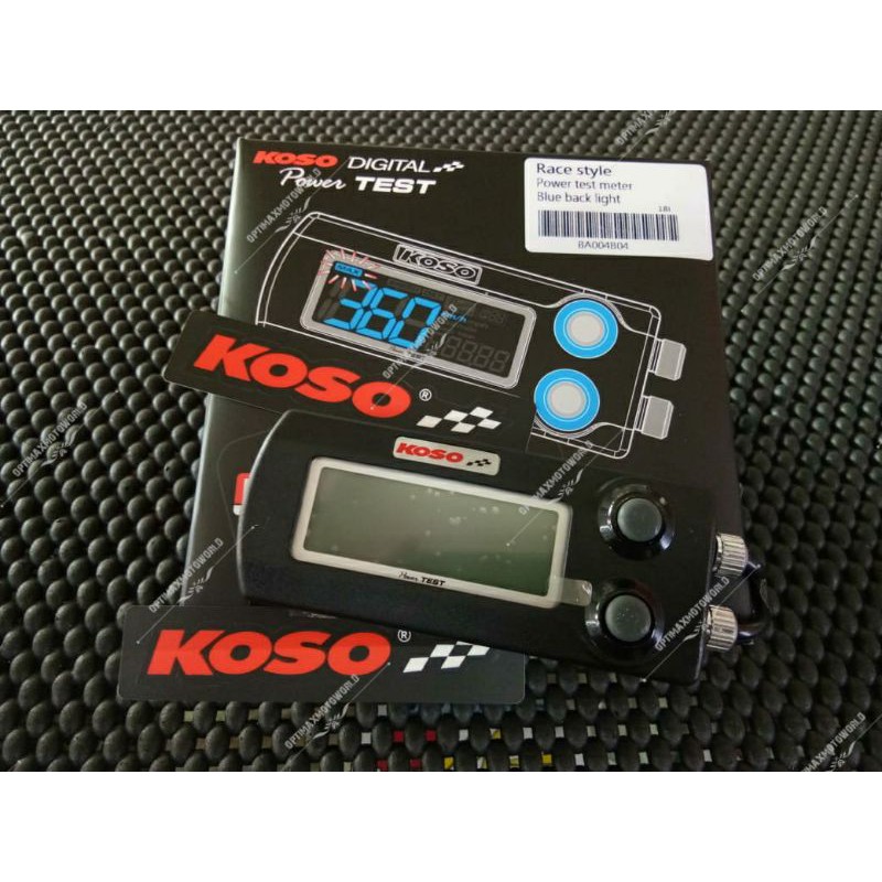 Jual Power Test Meter Koso 0-360KM/H Spedometer Digital Racing Original ...