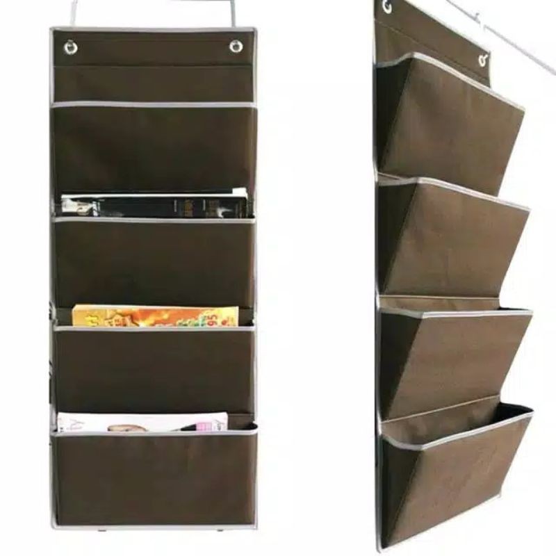 Jual rak buku simple dan murah warna coklat | Shopee Indonesia