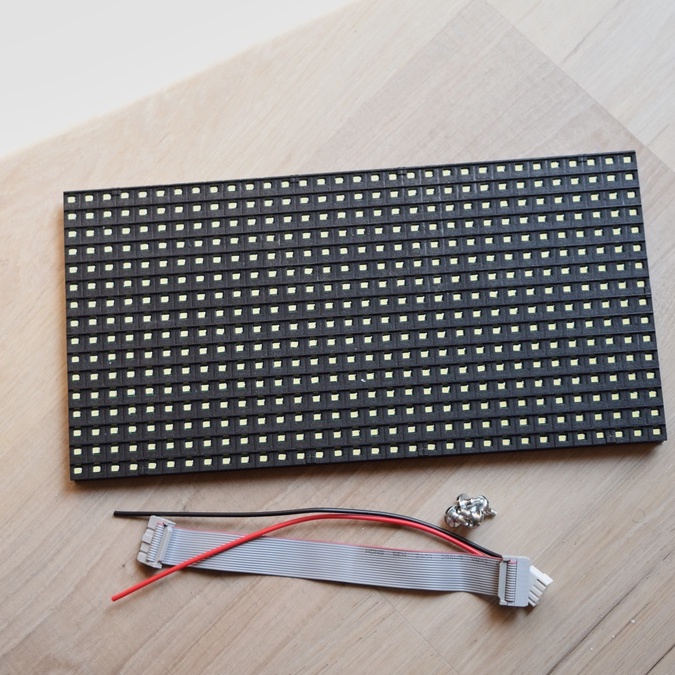 Jual Panel Module model Led P10 Putih White SMD outdoor Running Text ...