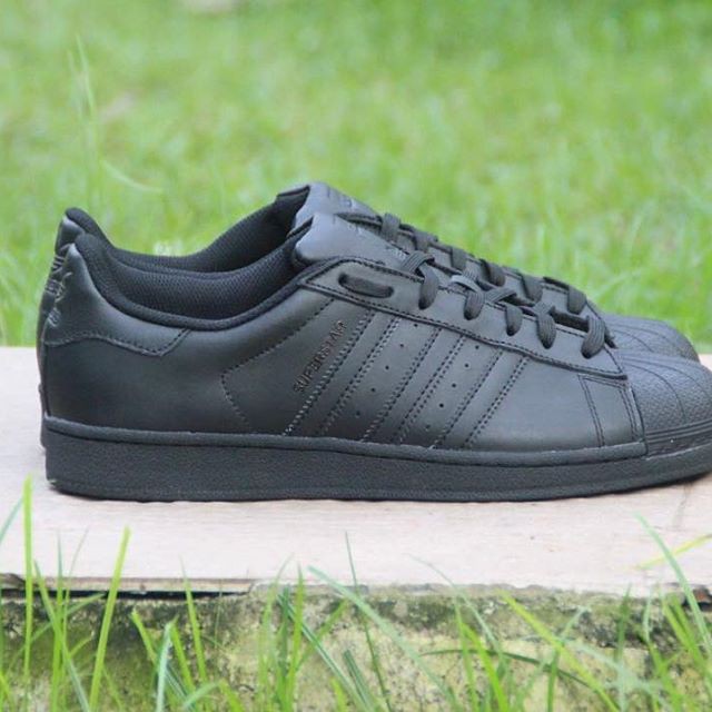 Jual Sepatu Pria Adidas Superstar Foundation Pack FullBlack | Shopee ...