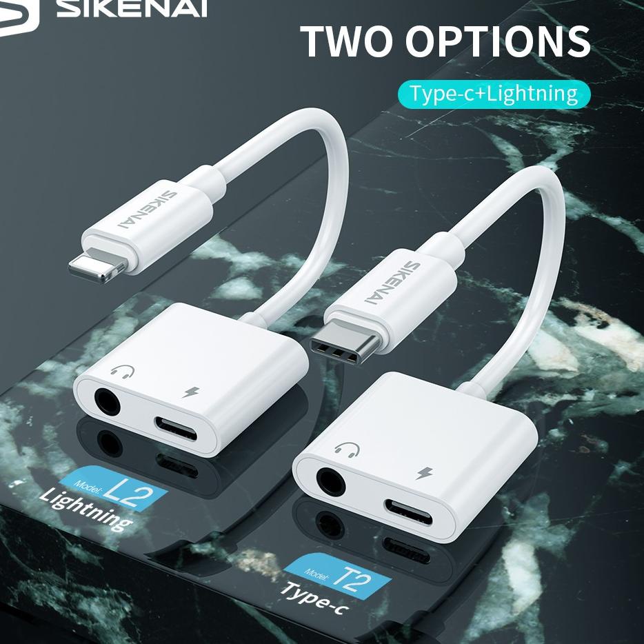 Jual Lebih Murah Kabel Audio SIKENAI Audio Cable T2 2in1 Type-c To Type ...