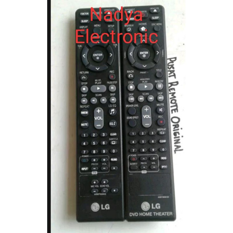 Jual REMOTE REMOT DVD HOME THEATER LG AKB SERIES ORIGINAL ASLI | Shopee ...