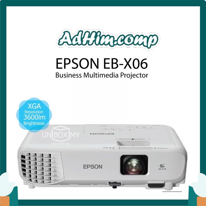 Jual Epson EB-X06 XGA 3600 Lumens 3LCD Business Multimedia Projector ...