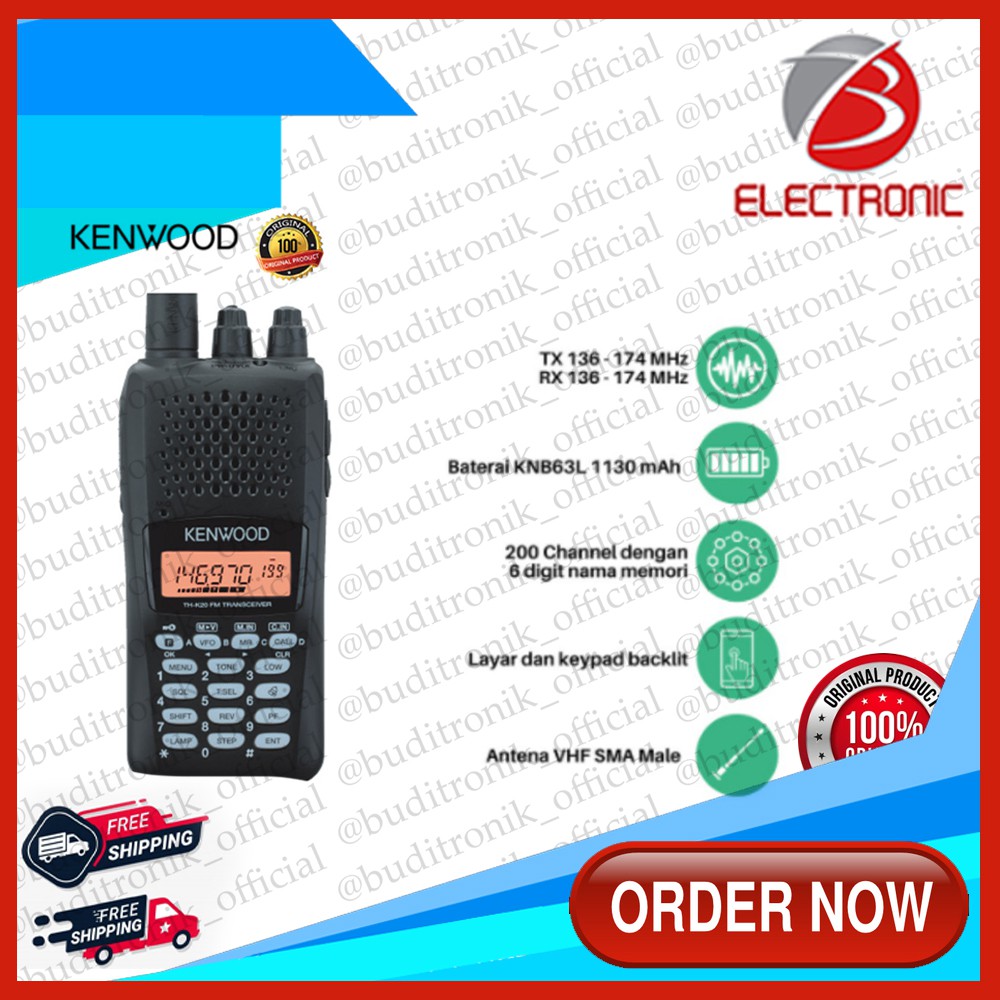 Jual Ht Kenwood TH K20A / Kenwood THK 20A | Shopee Indonesia