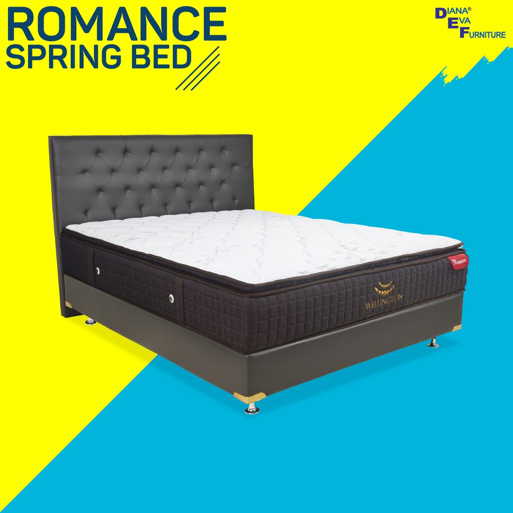 Jual Kasur Romance Spring Bed Wellington ( Kasur Only ) | Shopee Indonesia