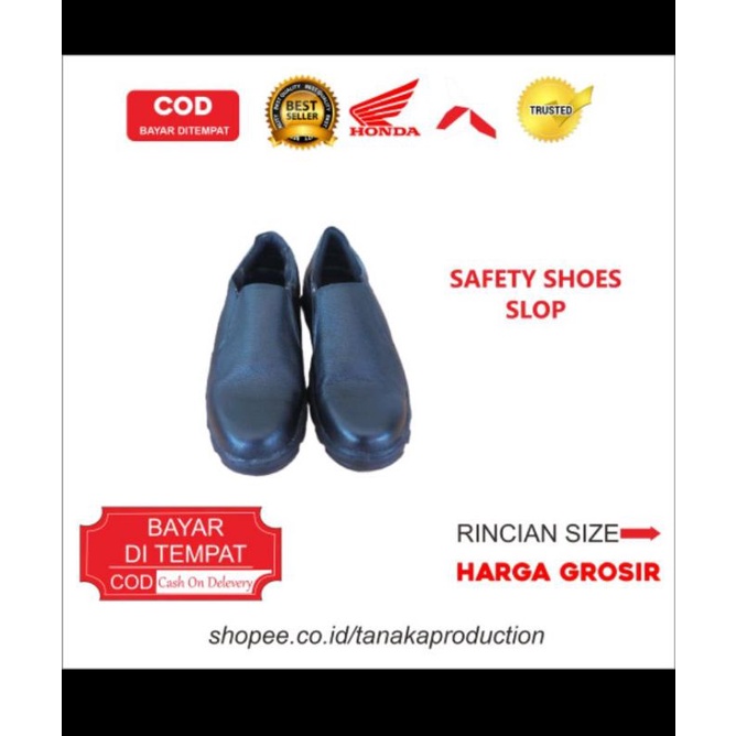 Jual Seragam Honda Safety Shoes | Sepatu Kulit Asli | Sepatu Mekanik ...