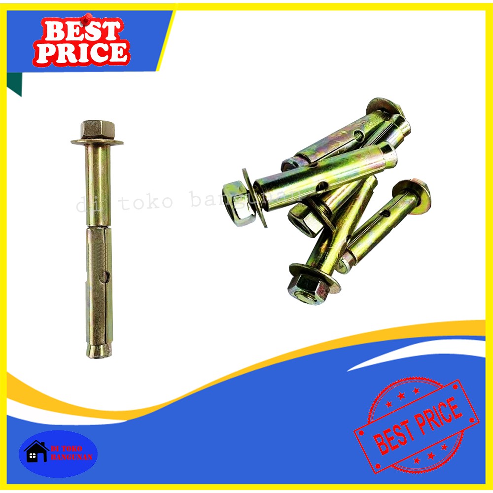 Jual Baut Beton Tanam Dynabolt 12X60 Baut Tembok Dinabolt 1 Pcs ...