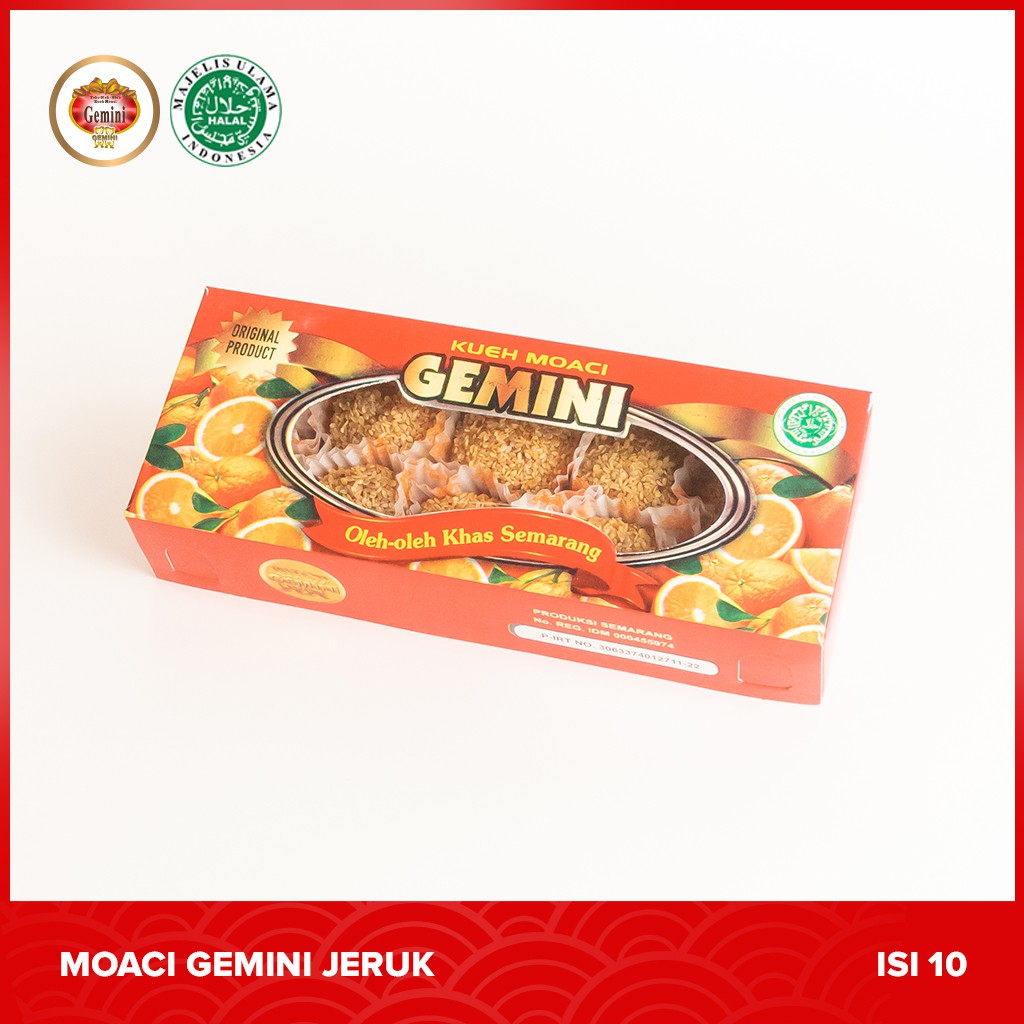 Jual Gemini - Moaci Gemini Semarang Rasa Jeruk Isi 10 | Shopee Indonesia