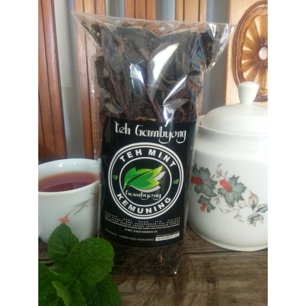 Jual Teh Mint Gambyong Oleh - oleh Khas Kebun Teh Kemuning Karanganyar ...