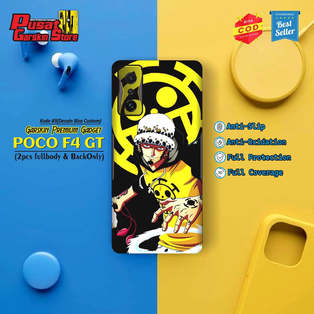 Jual Garskin POCO F4 GT Skin Premium Fullbody Motif Lutfi(isi 2pcs ...