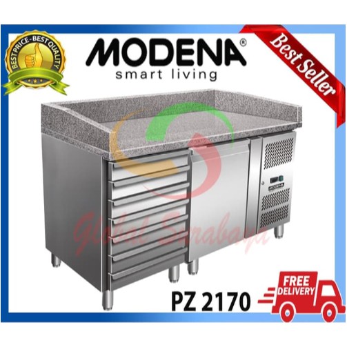Jual MARBLE TOP PIZZA COUNTER CHILLER MODENA PZ 2170 | Shopee Indonesia