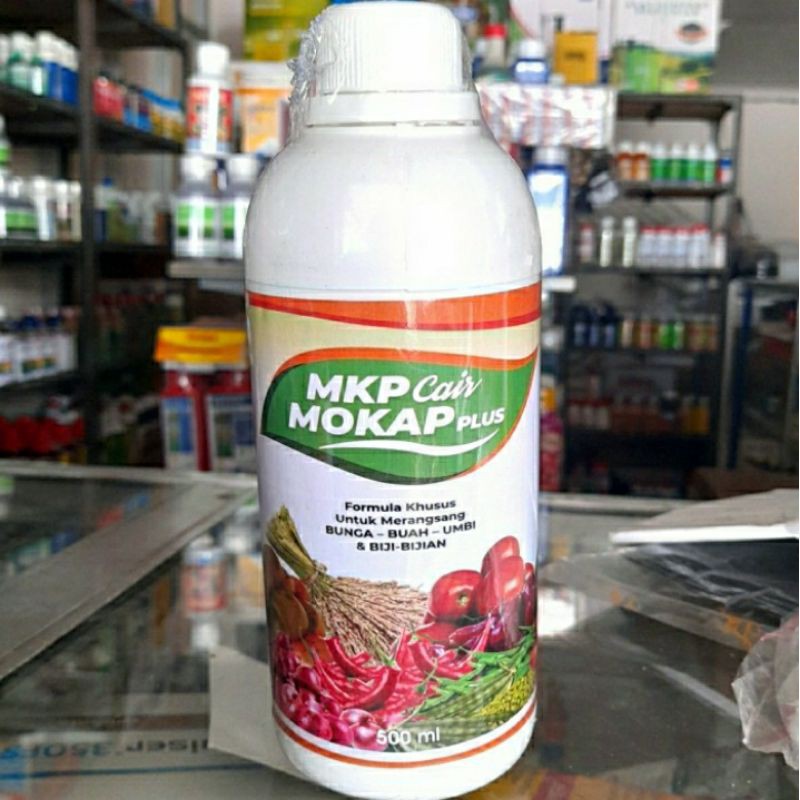 Jual pupuk mkp cair mokap plus 500ml mempercepat pertumbuhan bunga buah ...