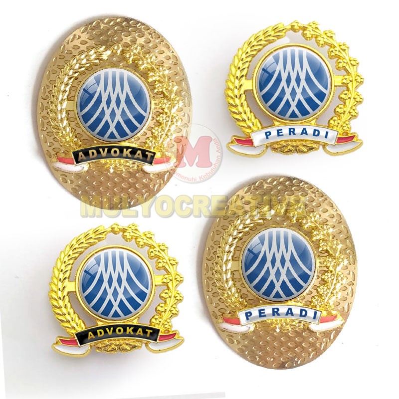 Jual Pin Peradi Bros Logo Peradi Advokat Padi Kapas dan Oval | Shopee ...