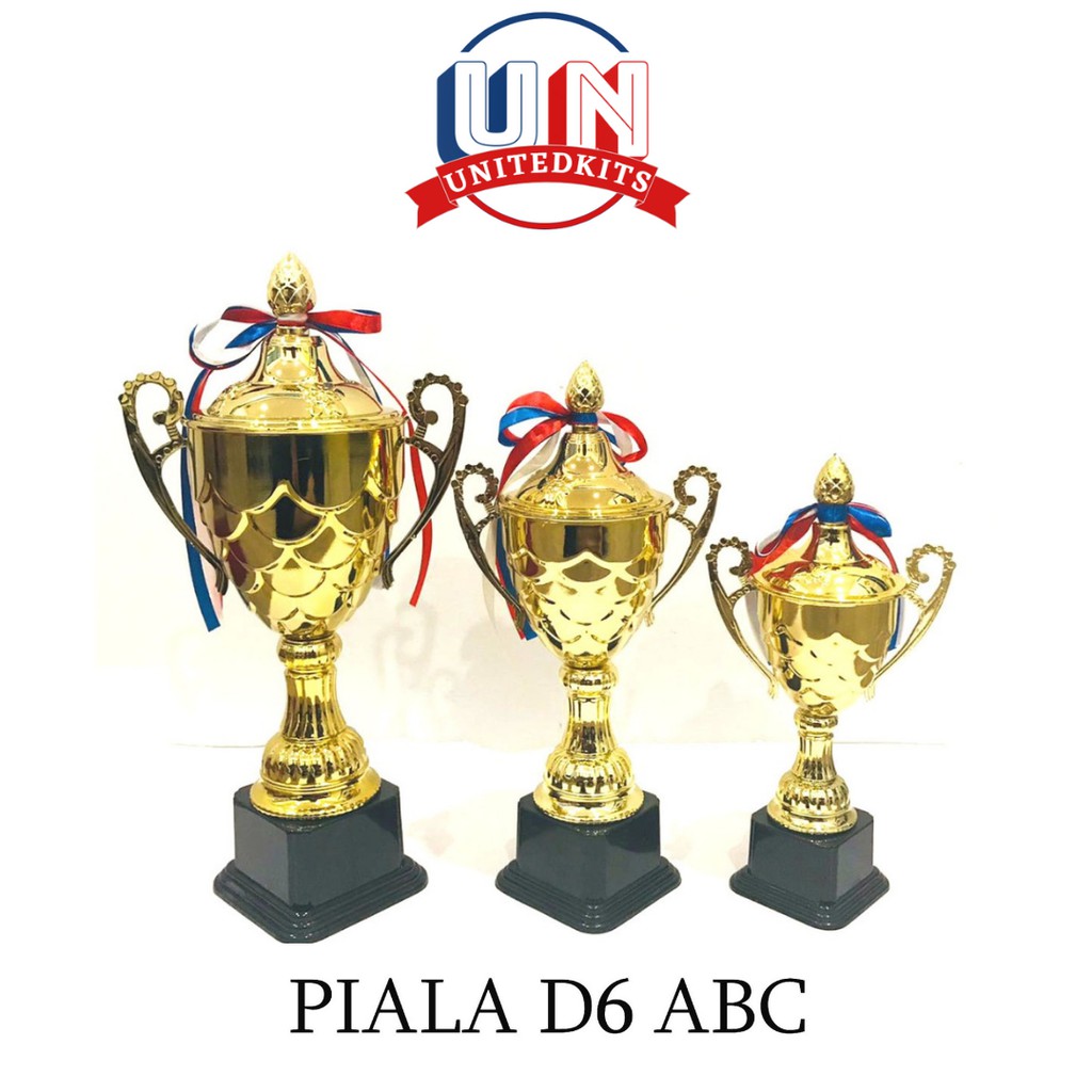 Jual PIALA GOLD D6 ABC SET-TROPI-TROPHY CHAMPION SET 1 2 3 UNITEDKITS ...
