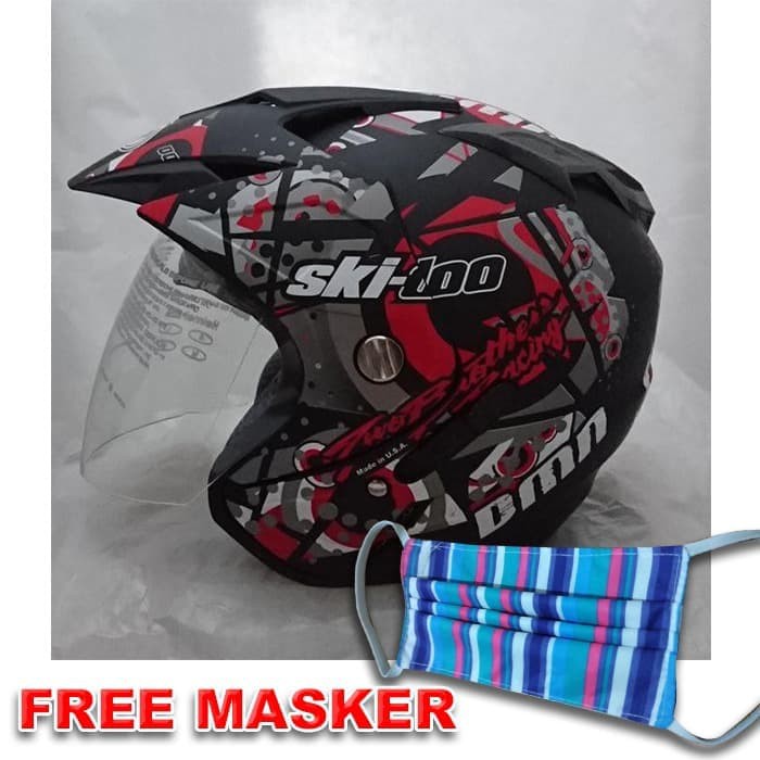 Jual Helm motor helmet helem BXP Ski doo vs INK KYT MDS ZEUS - Kuning ...