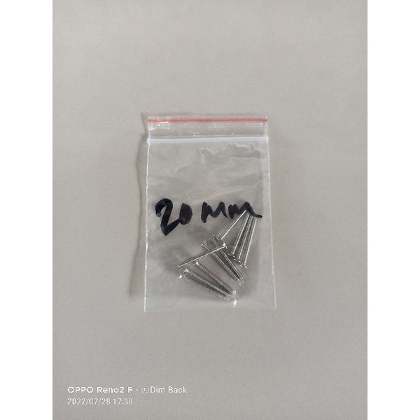 Jual Rep Tamiya Baut Rata 20mm / Baud Pipih / Baut Countersink ...