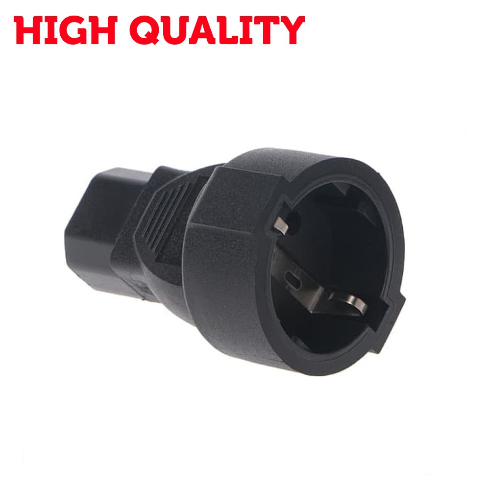 Jual Power Adapter C14 Male Untuk PDU Converter ke Socket Kaki Dua 10A ...