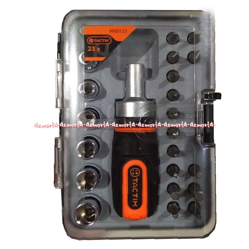 Jual Tactix Screwdriver And Socket Set 23pcs Peralatan Obeng Kunci Sok ...