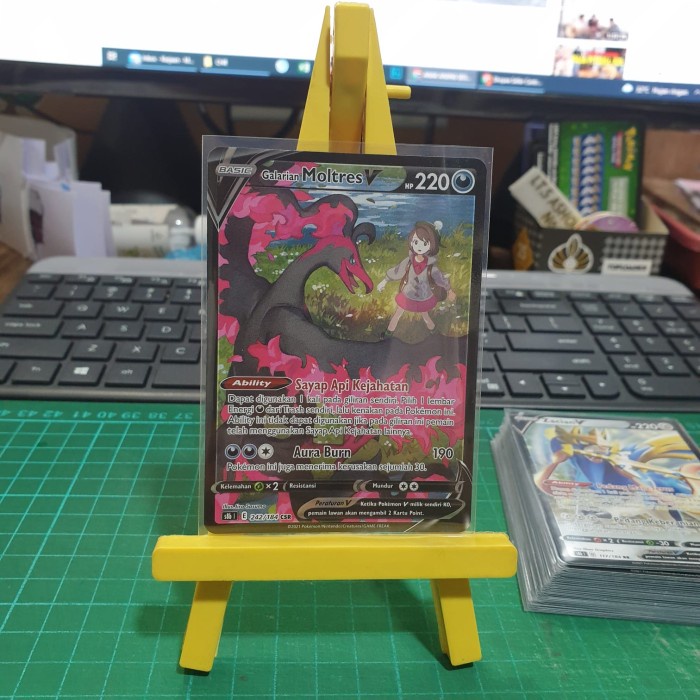 Jual Kartu Pokemon Indonesia - V max Klimaks - Galarian Moltres V CSR ...