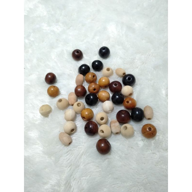 Jual MANIK KAYU MONTE KAYU 2,5 CM MONTE MACRAME MURAH | Shopee Indonesia