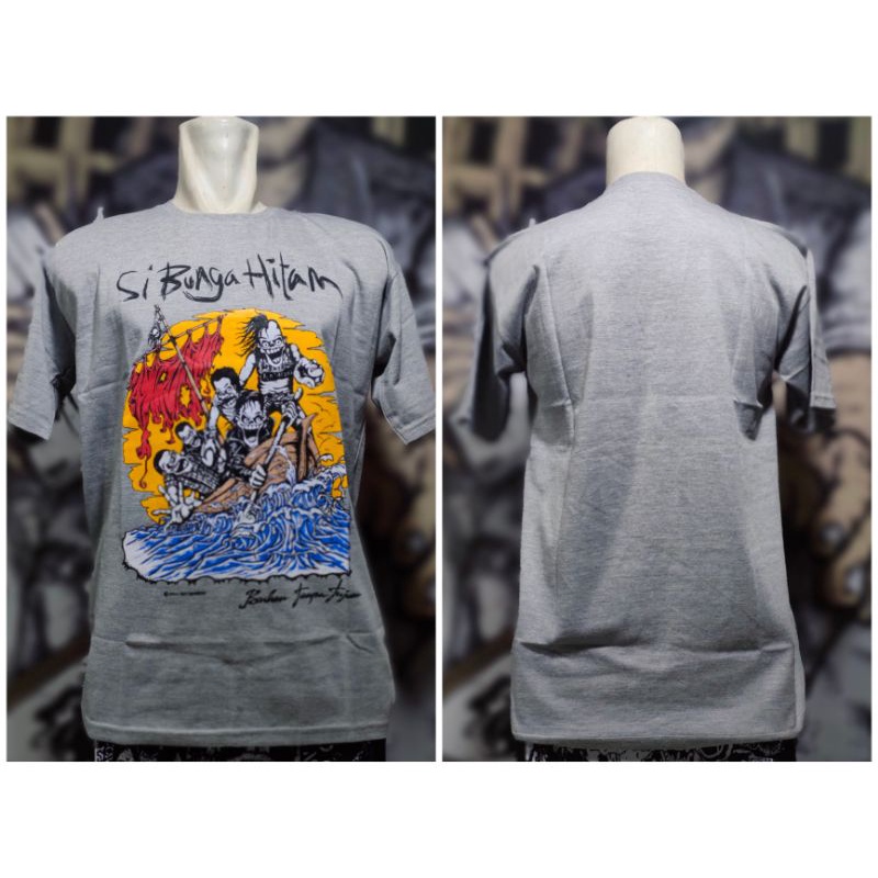 Jual kaos band bunga hitam,baju official si bunga hitam,kaos band punk ...