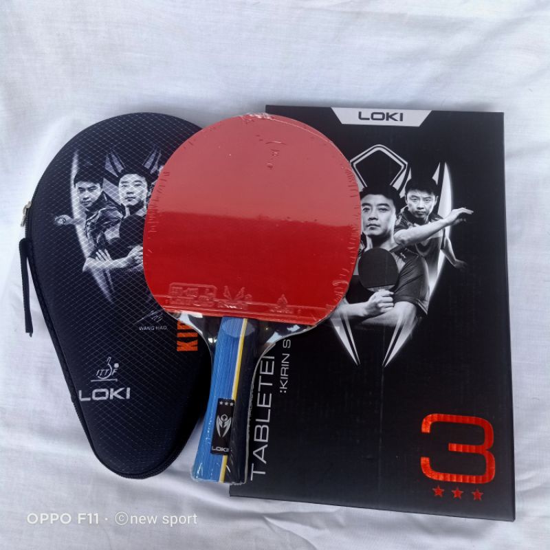 Jual bet tenis meja/bet pingpong loki kirin star's 3 ★★★ | Shopee Indonesia
