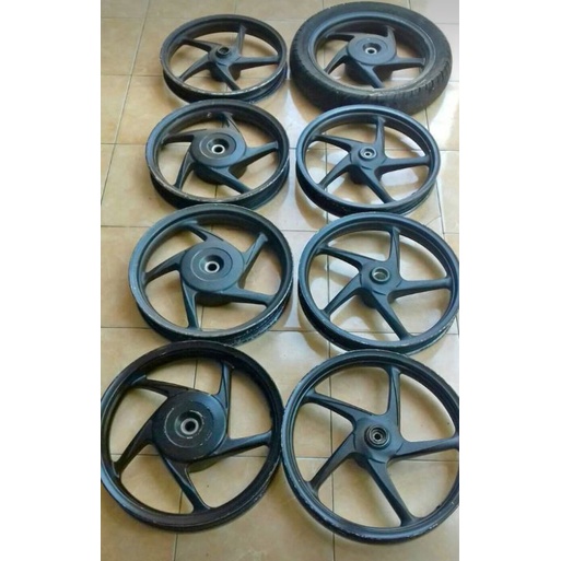 Jual VELG RACING SET DEPAN BELAKANG HONDA BEAT KARBU VARIO KARBU SCOOPY ...