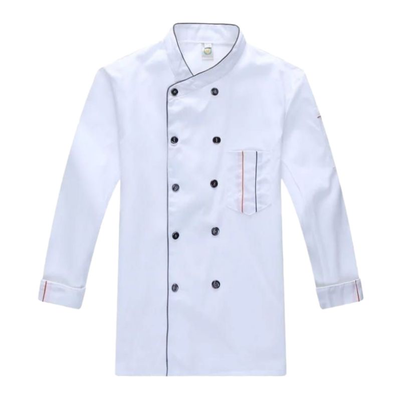 Jual KITCHEN.Official Baju Kameja Koki Chaf Seragam Masak Jacket Lengan ...