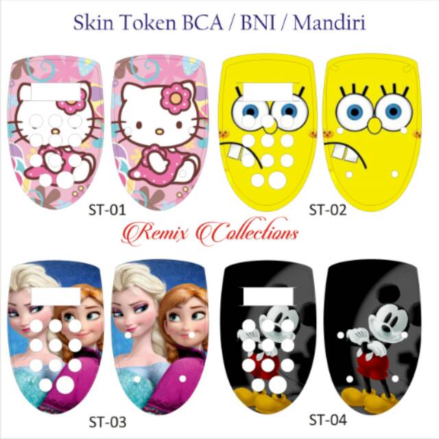 Jual Stiker Token BCA, Mandiri, BNI / Garskin | Shopee Indonesia
