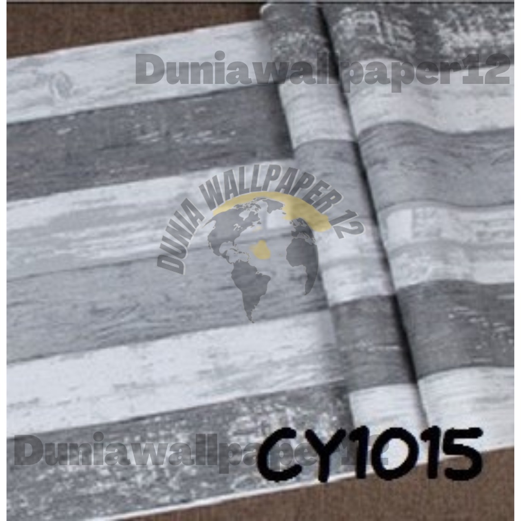 Jual (TERMURAH) Wallpaper Dinding Motif Abu Vintage Bahan PVC Premium ...