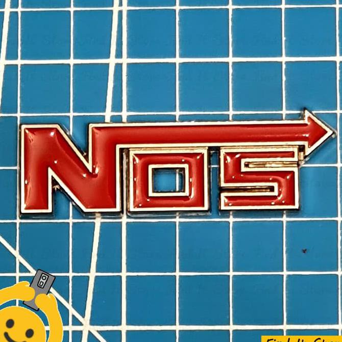 Jual Ready Oke Emblem Nos Nitrous Oxide 3D Metal Alumunium Sticker ...