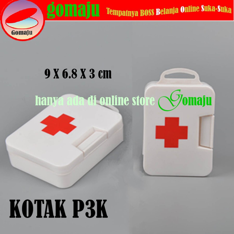Jual KOTAK P3K PUTIH KOTAK OBAT VITAMIN MEDICINE STORAGE PILL BOX ...