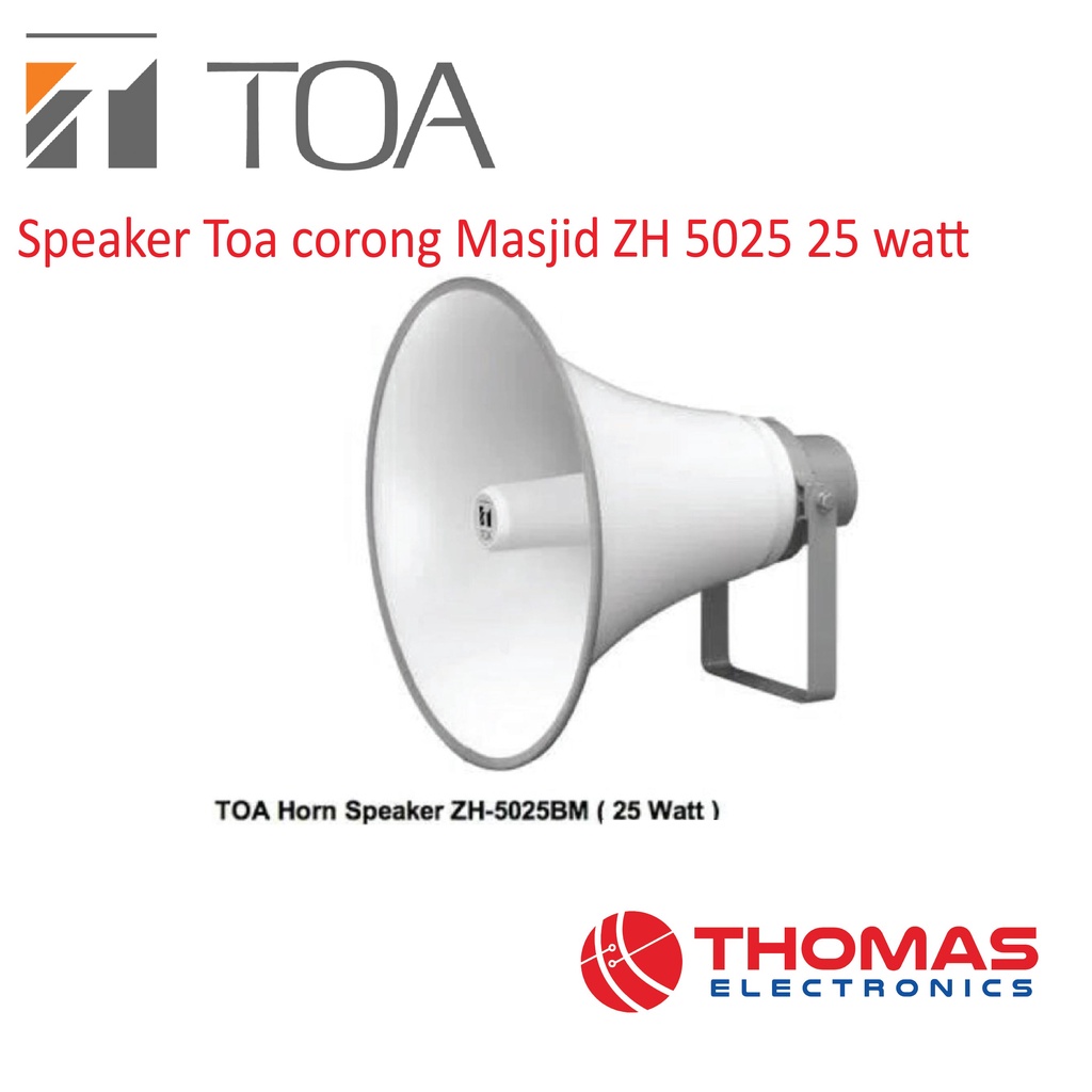 Jual Horn Speaker Toa corong Masjid ZH 5025B ZH 5025 25 watt | Shopee ...
