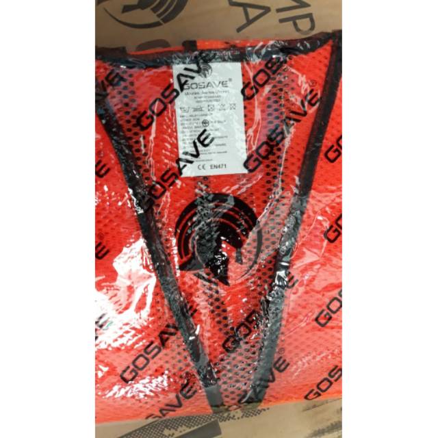 Jual Rompi jaring/rompi proyek/safety vest safety merek Go Save proyek ...