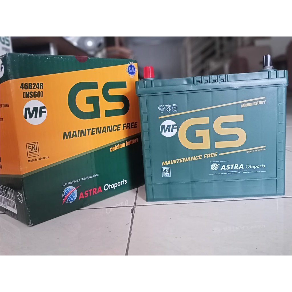 Jual Aki Mobil Mazda Vantrend/ Battery GS ASTRA Type GS MF 46B24R / NS60 12V 45AH | Shopee Indonesia