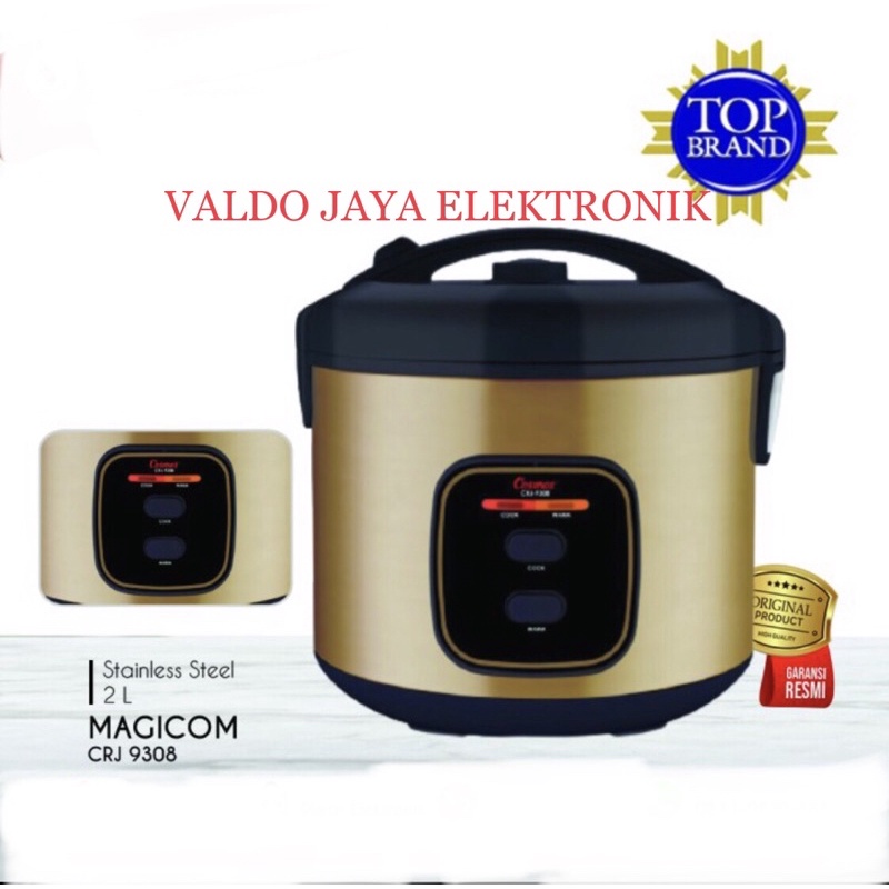 Jual COSMOS Magic Com 2 Liter CRJ-9308 Rice Cooker Cosmos 3 in 1 ...